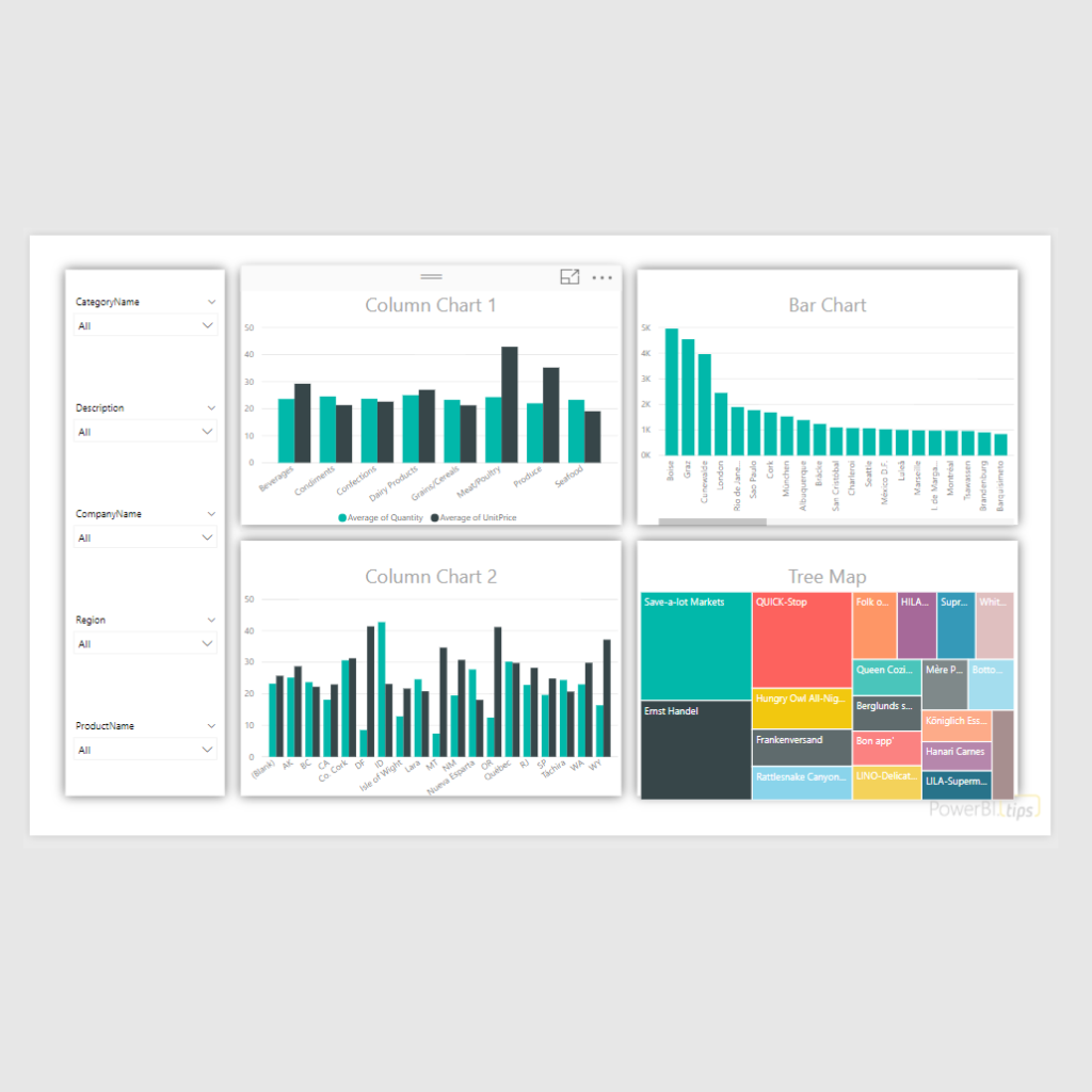 Layouts - Left Slicers