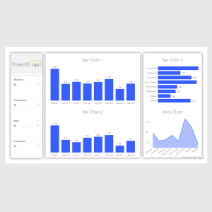Layouts - Left Slicers with Logo - Free